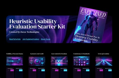 Heuristic Usability Evaluation Starter Kit By Zuzze Figma