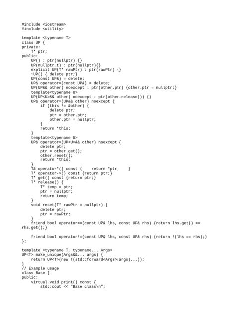 Unique Ptr Pdf