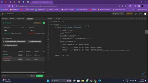 Leetcode Solved A Problem With Operators Lalit Negi Posted On The