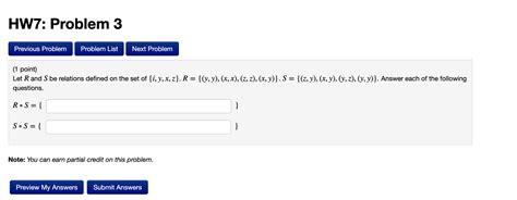 solved hw7 problem 3 previous problem problem list next