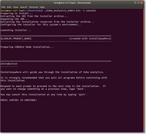 Installation Guide Zoho Analytics On Premise
