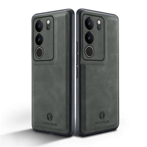 Vantime For Vivo V29 5g Faux Suede Case [compatible With Car Holder
