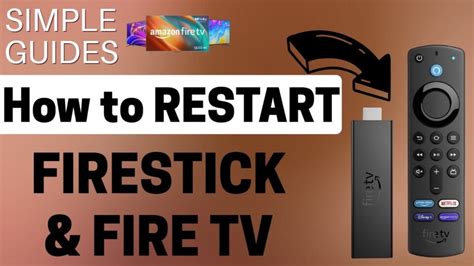 HOW To RESTART Your FIRESTICK DocSquiffy Com