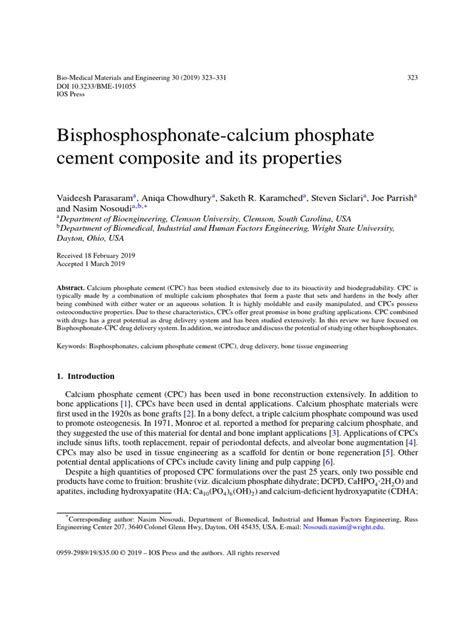 Bisphosphonate Paper Pdf Bone