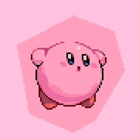 Kirby Float Away Pixel Art Games Kirby Cute Anime Profile Pictures