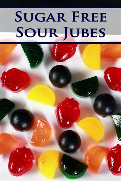 Sugar Free Sour Jubes [keto Sour Protein Gummies] Low Carb Hoser