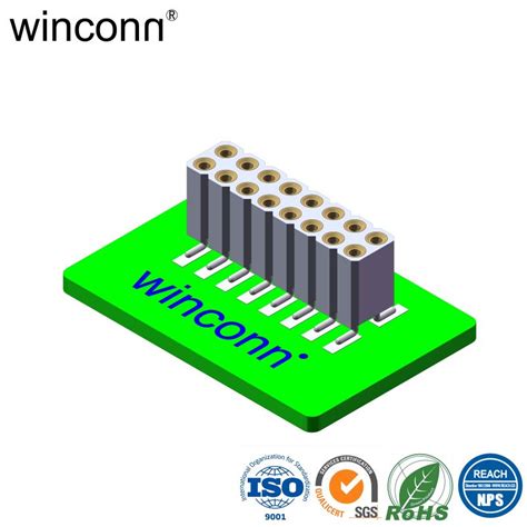 Female Ic Socket 2 54mm Double Row Vertical Smt Type From China Manufacturer Pin Header Fpc