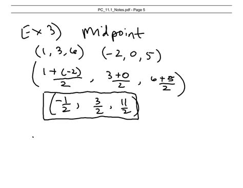 Pc 11 1 Notes 3d Coordinate System Ppt