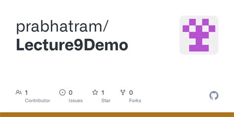 GitHub Prabhatram Lecture Demo