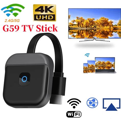 Беспроводная Wi-Fi ТВ-палка, 2,4 ГГц, дисплей, ТВ-адаптер, HDMI ...