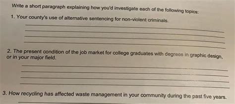 Answered Write A Short Paragraph Explaining How You D Investigate