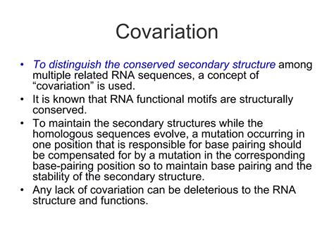 Rna Structure Analysis Ppt Programming Languages Computing