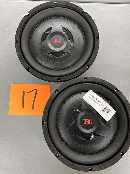 Jbl Subwoofers Earl S Auction Company