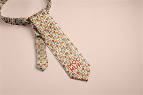 넥타이 모형에 가까이 프리미엄 Psd 파일