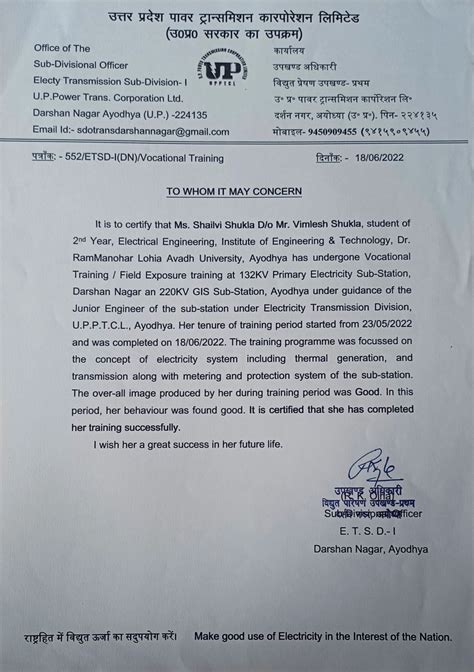 Shailvi Shukla On Linkedin Internshipcompletion Powertransmission Professionaldevelopment