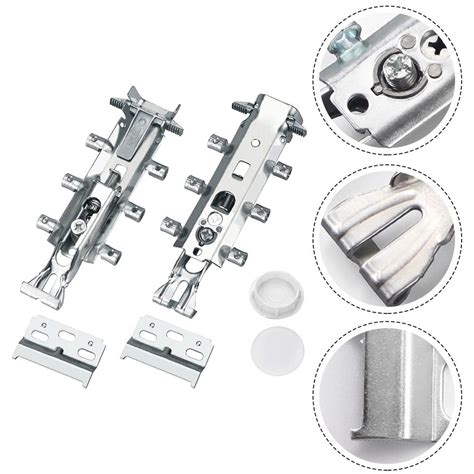 Sunfex 2pc Concealed Universal Spider Brackets For Kitchen Wall Unit Cabinets