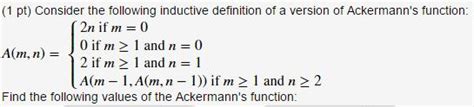 Solved Consider The Following Inductive Definition Of A