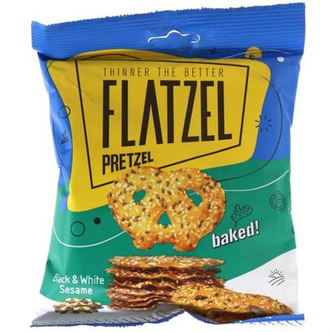 Flatzel 2 X Gesalzene Mini Brezeln Mit Schwarzem And Weißem Sesam Von Motatos Ansehen