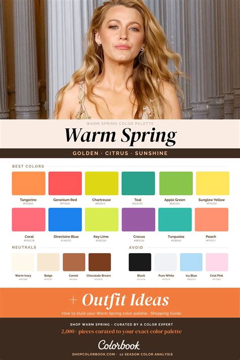 Warm True Spring The Complete Guide Colorbook