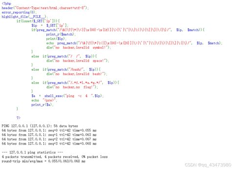 Ctf中ping的题目ctfping题 Csdn博客 Ctf中ping的题目ctfping题 Csdn博客