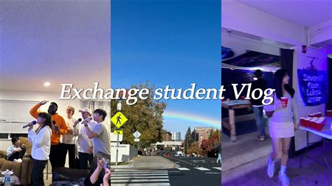 Ep09 🇺🇸교환학생 Vlog ㅣ2주간 미국에서 다이어트 브이로그 친구 첫 생일 서프라이즈 준비🎂 노래방 홈 파티🎤 끝 없는 과제와 시험📖 프렛파티🪩