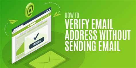 Verify An Email Address Without Sending Check Validity