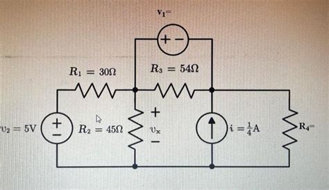 solved solve the circuit using supernode methology and
