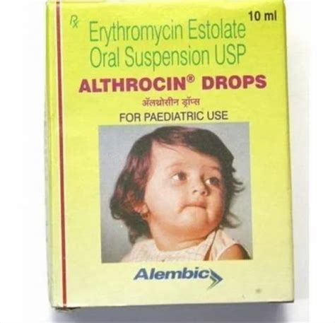 Erythromycin Althrocin Drops At ₹ 200box Pharmaceutical Medicines In