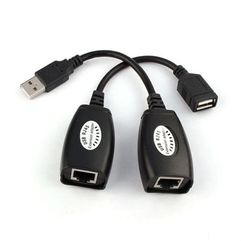 USB Over Ethernet RJ Extender Adapter CCTV