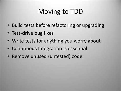 Test Driven Development Pptx
