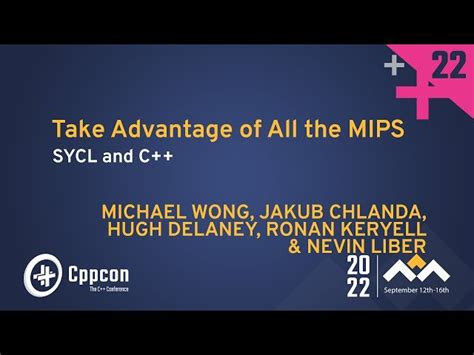 Free Video Take Advantage Of All The Mips Sycl And C Programming