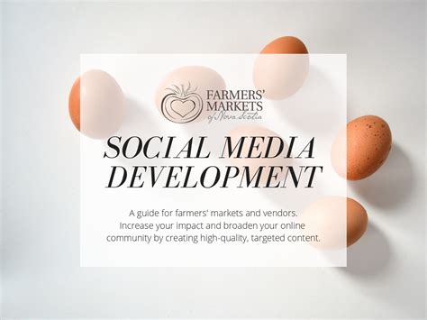 social media development guide quick tips electronic copy farmers markets of nova scotia