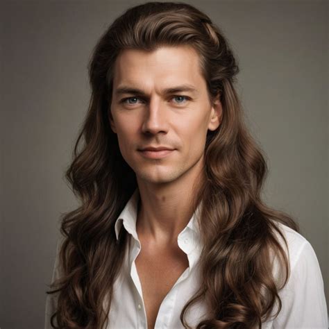 Convert Photo To Ladylike Royal Very Long Hair 50 Years Of Age Style