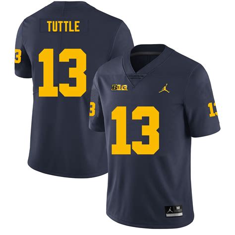 Mens Michigan Wolverines 13 Jack Tuttle Mens Michigan Wolverines