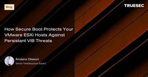 Tomas Sjostrom On Linkedin How To Protect Your Vmware Esxi Hosts