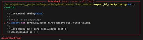 请问合并权重时报错应该如何解决 · issue 3 · bupticybee fastlorachat · github