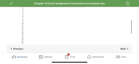 Solved Chapter 10 Excel Assignment Instructions And
