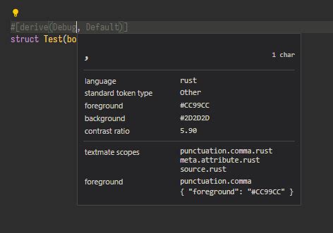Semantic Highlighting Attribute Modifier Missing On Some Tokens Issue Rust Lang