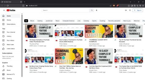 reactjs tailwindcss webdevelopment frontenddeveloper youtubeclone