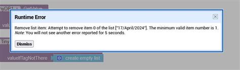 Remove List Item Attempt To Remove Item Of The List MIT App Inventor Help MIT App