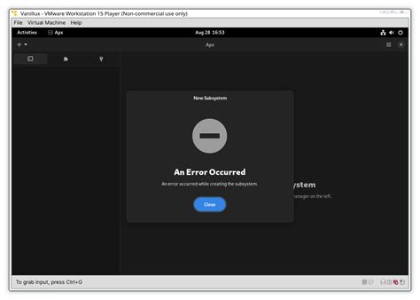 Bug Close Button In The Error Window Does Nothing · Issue 19 · Vanilla Osapx Gui · Github
