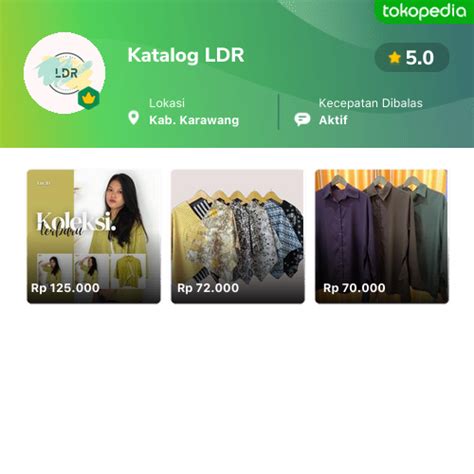 Toko Katalog Ldr Online Produk Lengkap And Harga Terbaik Tokopedia
