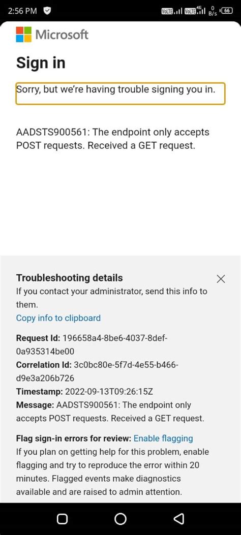 unable to login to ms teams mobile application microsoft community