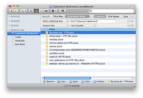 Spotlight Macos — Cyberduck Help Documentation