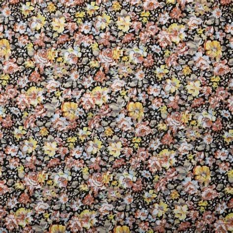 Multi Color Ditsy Floral Print Rayon Fabric प्रिंट रेयान का कपड़ा