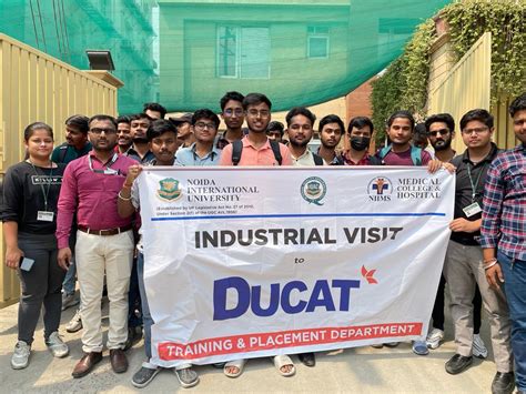 industrial visit to ducat noida international university