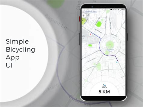 Simple Bicycling App Ui By Arpit Gupta On Dribbble