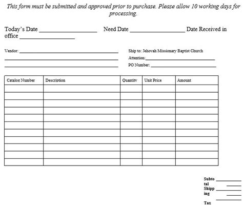 25 Free Requisition Forms For Purchase Materials And Lab Word Best