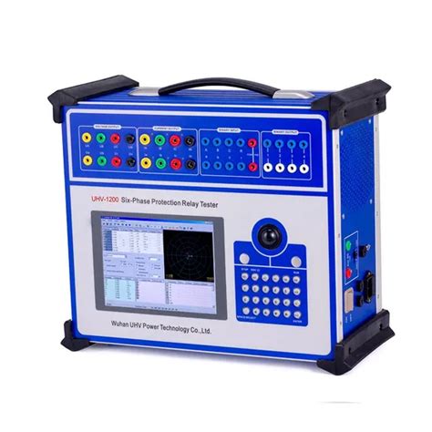 Uhv 1200 Protection Relay Test Set Secondary Current Injection Test Kit 6 Phase Relay Protection
