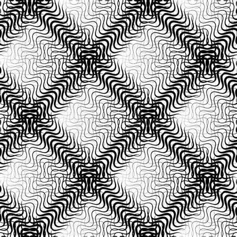 Seamlessly Repeatable Geometric Pattern Abstract Monochrome Ba Stock